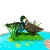 Turtle 3D Pop up Card - Etsy