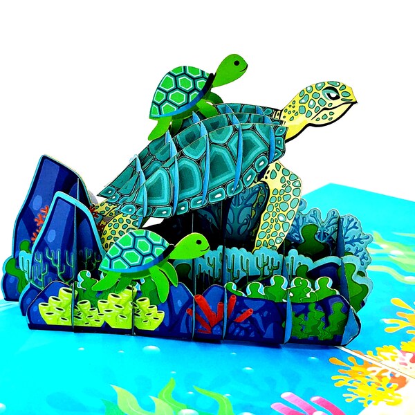 Turtle Card - Etsy
