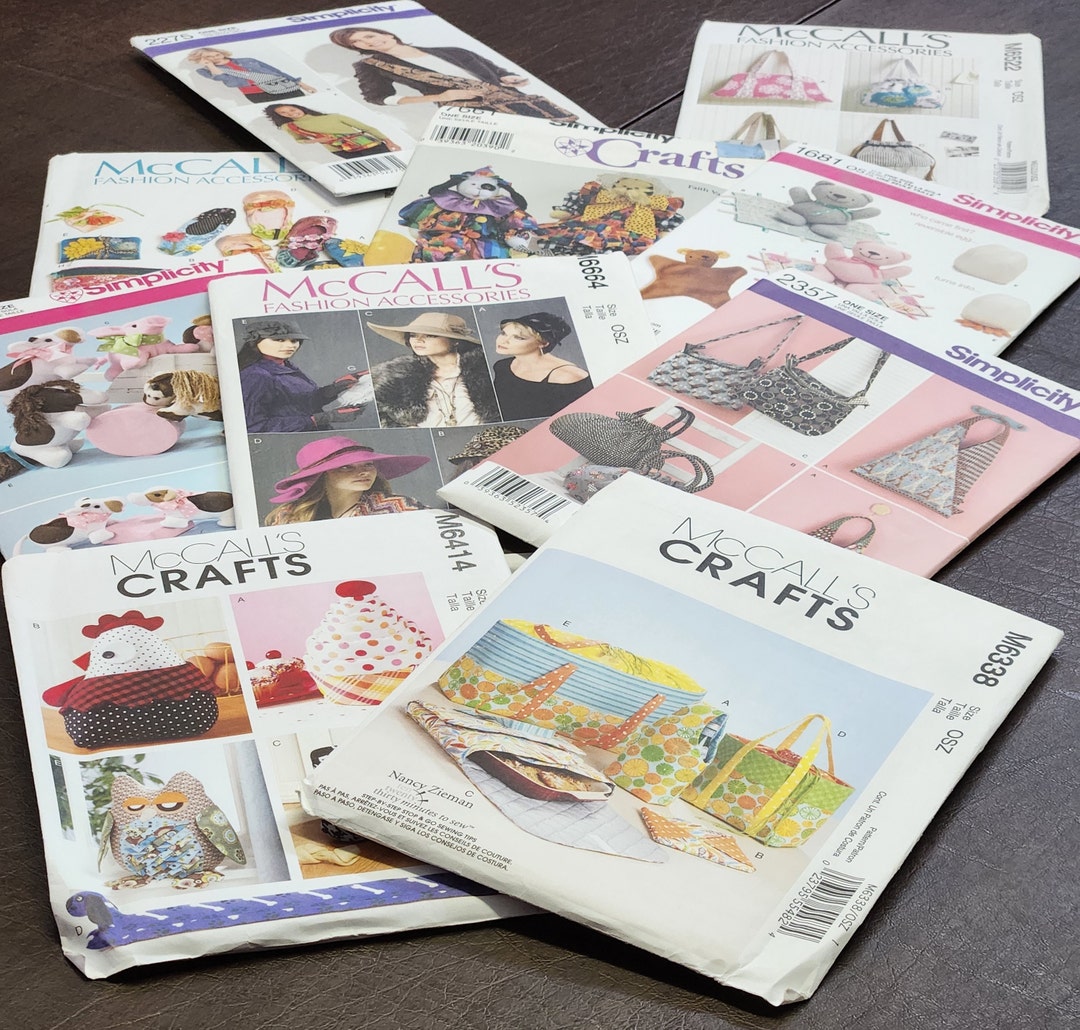 Uncut Sewing Patterns: Mccall's and Simplicity, Crafts and Fashion ...