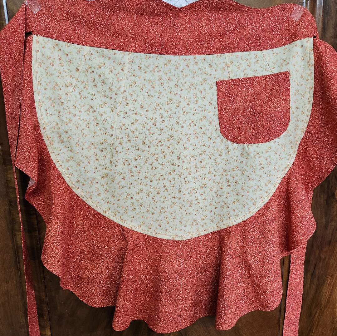 Hand Sewn Mothers Day Apron Vintage Style -mary Janes Farm Pattern ...