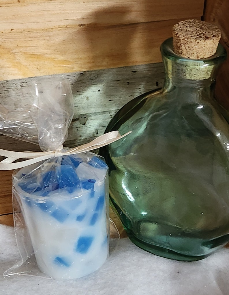 Votive Candle Sample Set of 3-handpoured Mosaic Votive Candles - Etsy