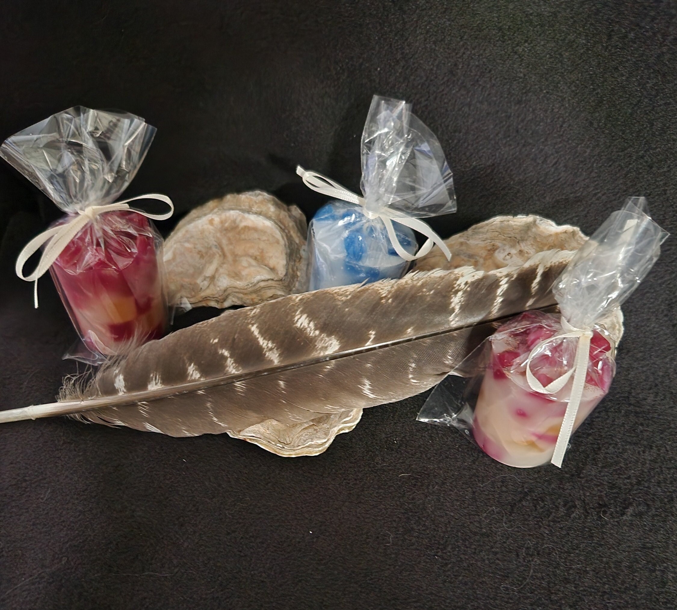 Votive Candle Sample Set of 3-handpoured Mosaic Votive Candles - Etsy