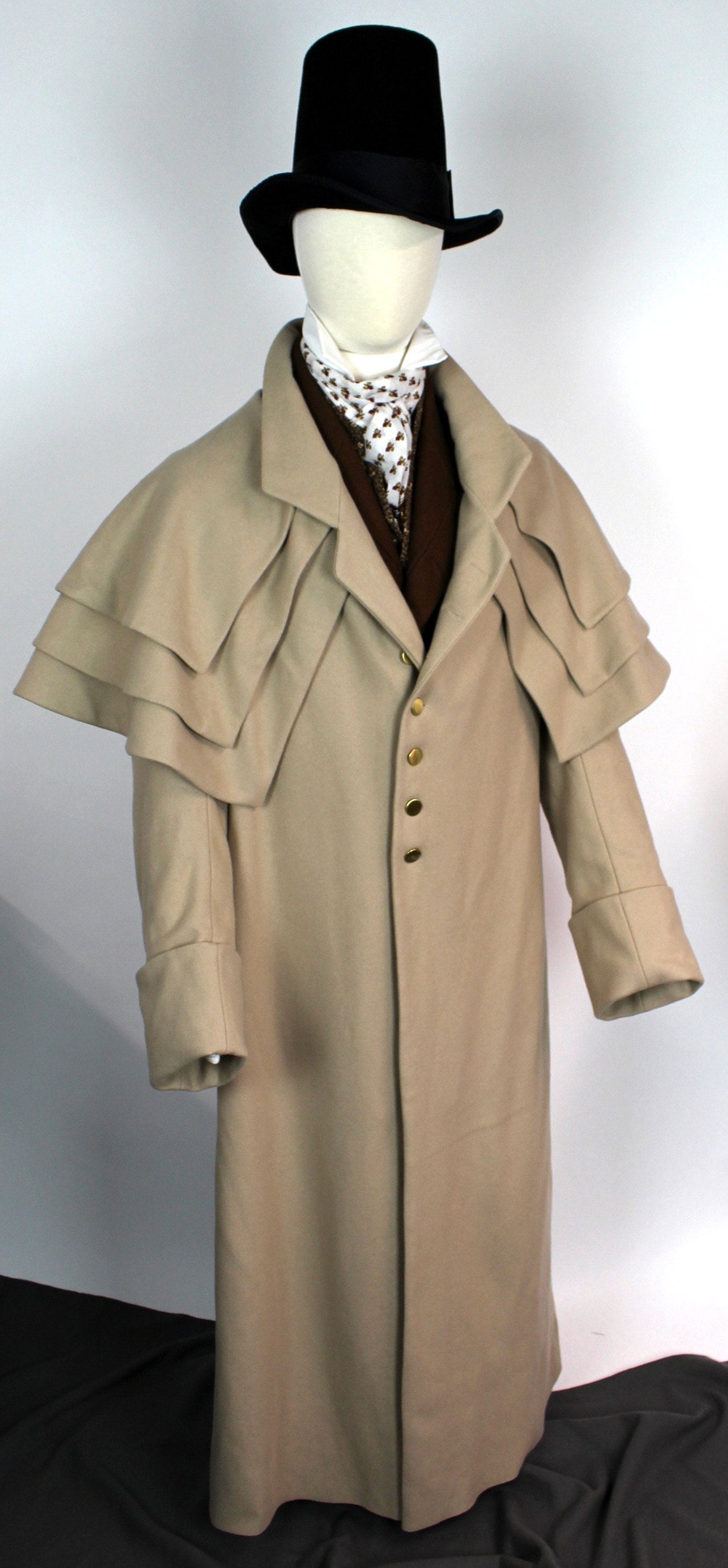 136 All Views - Late Georgian and Regency Greatcoat and Garrick Men's ...