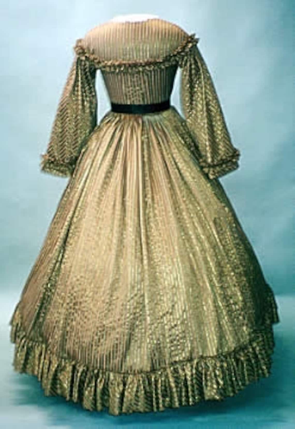 111 1860s Gown With 3 Sleeve Options - Civil War Era - Laughing Moon ...