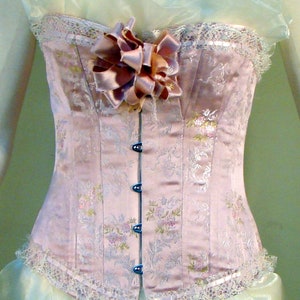 B2 Victorian Bust Gore Corset Laughing Moon Mercantile - Etsy