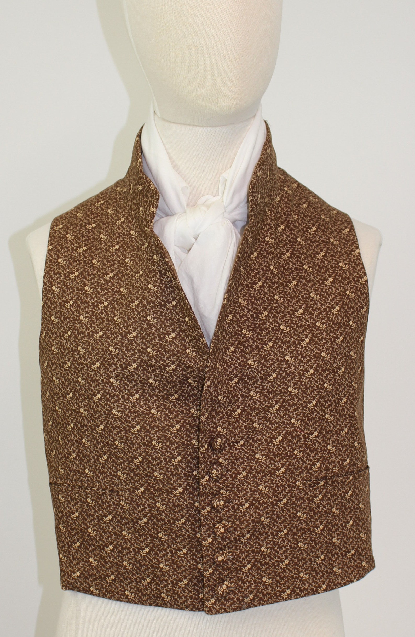 123 Men's Regency Slip Vest & Vest 1806-1830 Laughing Moon Mercantile ...