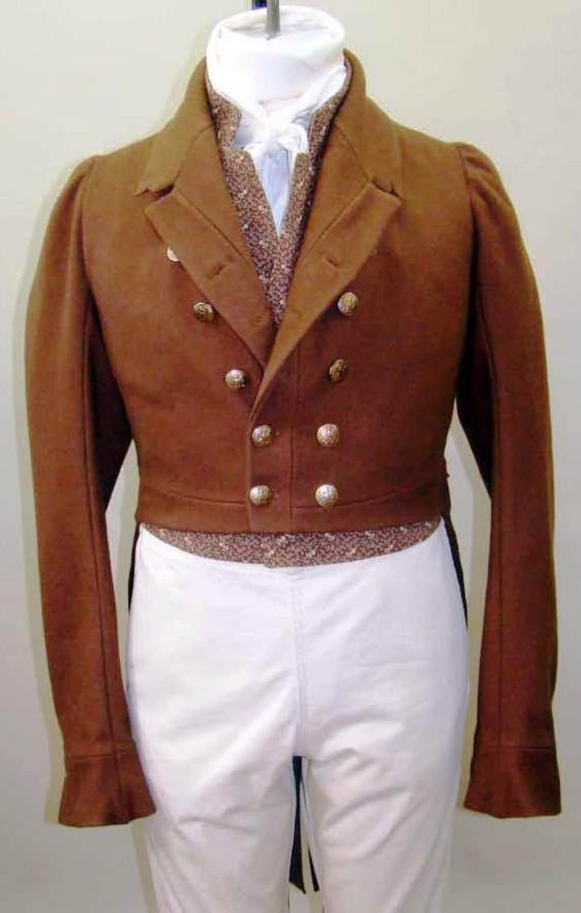 121 Men's Regency Tailcoat With 5 Collar and Lapel Options - Download ...