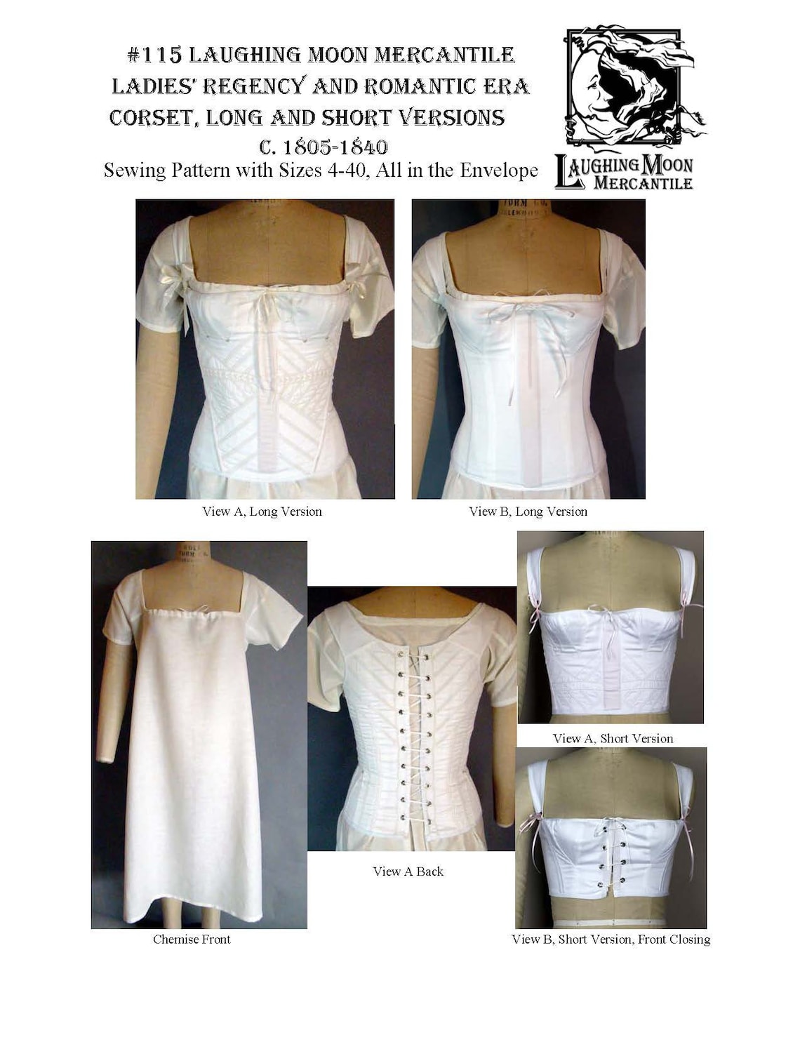 115 Regency and Romantic Eras Corset With Chemise Corded or - Etsy Canada