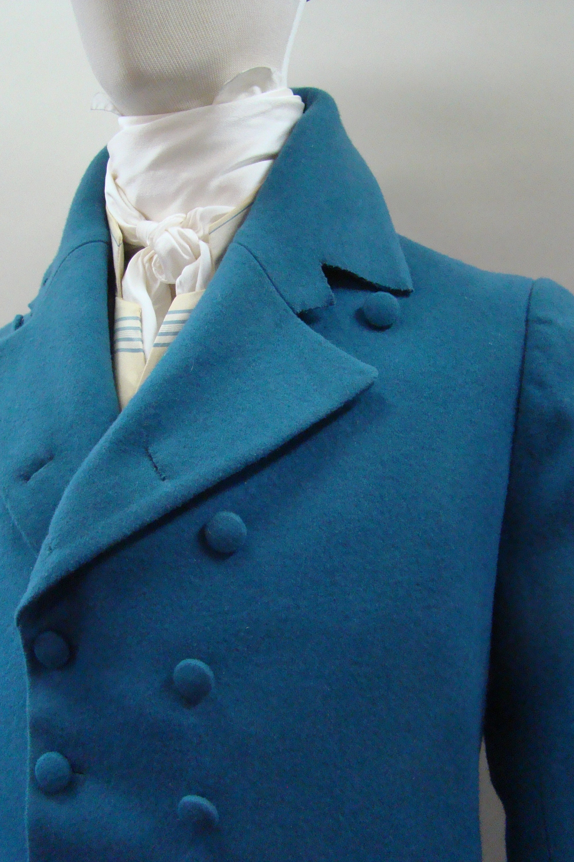 122 Men's Regency Tailcoat With No Waist Seam 3 Collars and Lapels ...