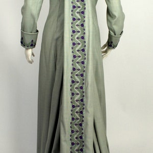 140 Ladies' Princess Line Tea Gown With Watteau Pleat - Laughing Moon ...