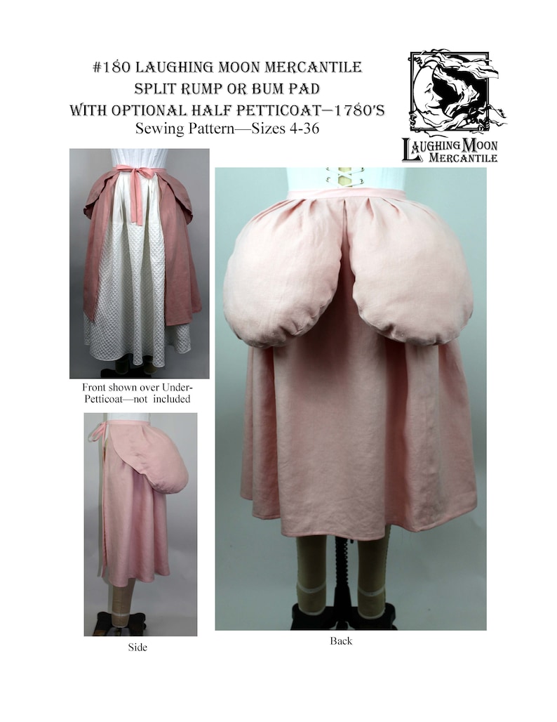 180 Split Rump Bum Pad 18th Century 1780s - Etsy