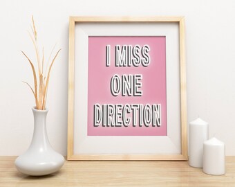 One Direction Print - Etsy