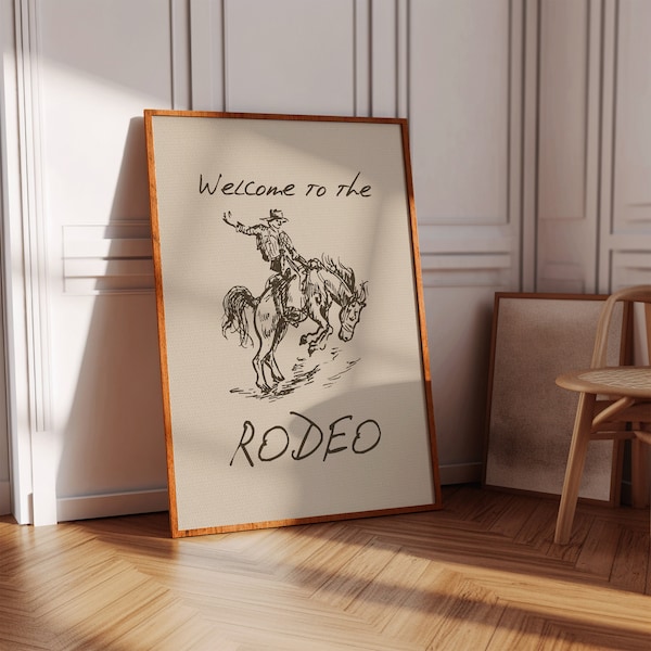 Rodeo Art - Etsy