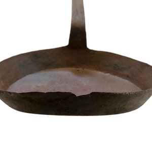 Antique Frying Pan With Long Handle, Hand Forged - Etsy