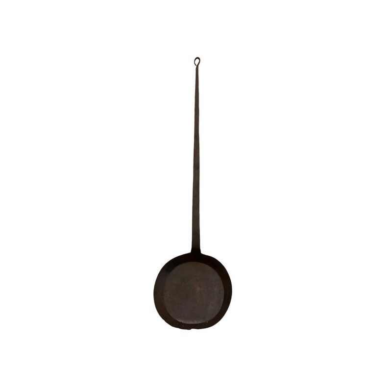 Antique Frying Pan With Long Handle, Hand Forged - Etsy