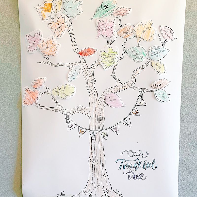 Thankful Tree for Adults - Etsy