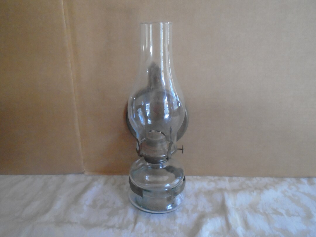 Antique Oil Lamp, Oil Lamp, Vintage Oil Lamp, Oil Lamp With Reflector ...