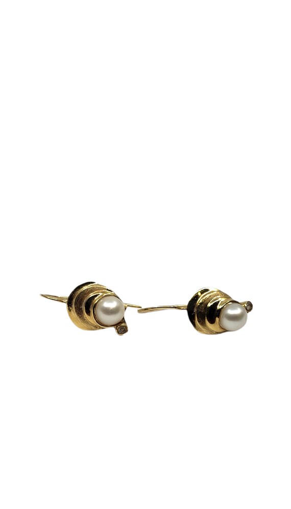 Antique 14Karat Yellow Gold Filigree Drop Dangle Mexi… - Gem Antique 14Karat Yellow Gold Filigree Drop Dangle Mexi… - Gem