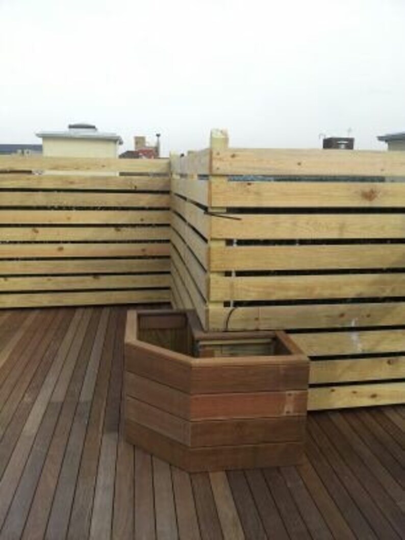 Custom Built Wood Garden Planters in Custom Shapes and Sizes. - Etsy