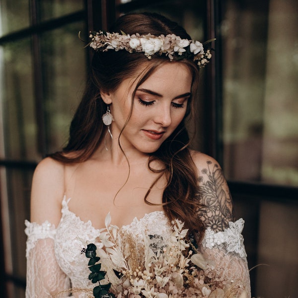 Boho Flower Crown - Etsy