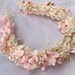 Pink Bridal Crown With Hydrangea for Bride or Flower Girl - Etsy