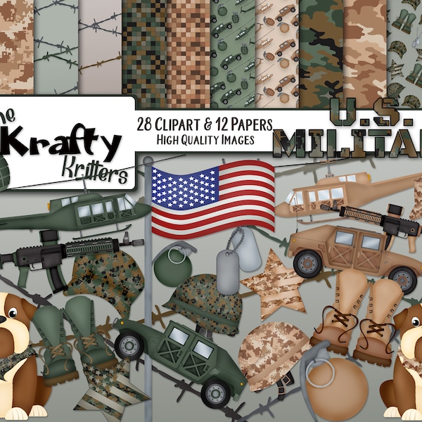 Military Clipart - Etsy