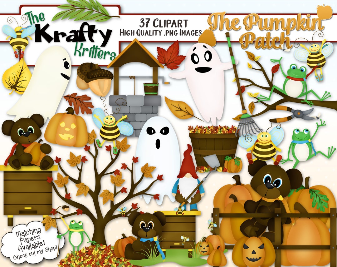 THE PUMPKIN PATCH Digital Clipart 37 High Qualiy Png - Etsy
