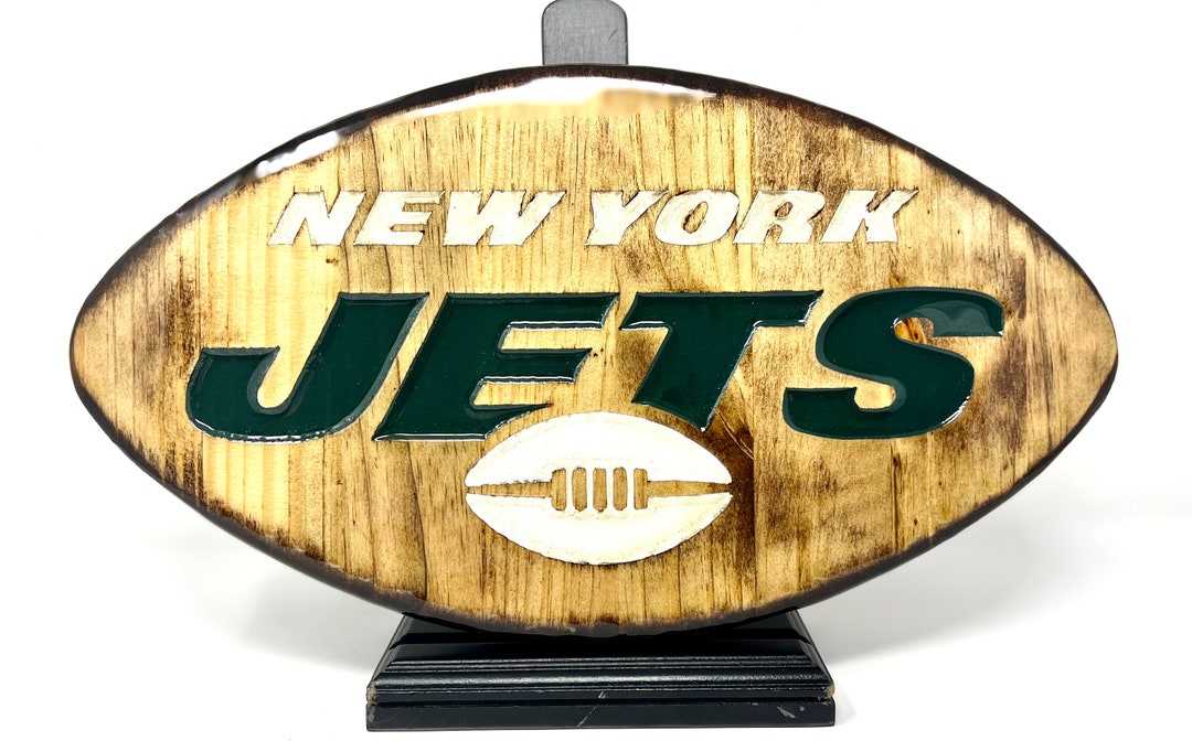 New York Jets Football Sign,mancave Jets Wall Hanging,jets Custom ...