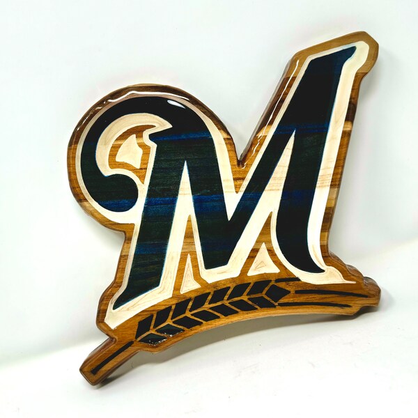 Milwaukee Brewers Wood Sign - Etsy