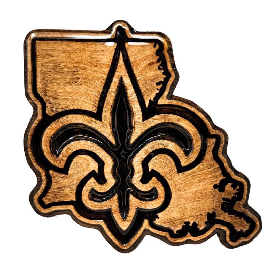 New Orleans Saints Wooden Sign: Football Fan Art - Etsy