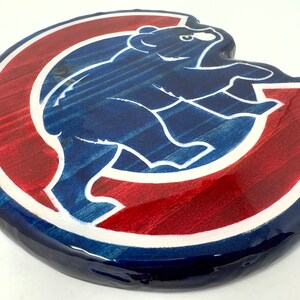 Chicago Cubs Wooden Sign,cubs Baseball Wall Hanging,gift Ideas for ...