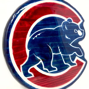 Chicago Cubs Wooden Sign,cubs Baseball Wall Hanging,gift Ideas for ...