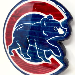 Chicago Cubs Wooden Sign,cubs Baseball Wall Hanging,gift Ideas for ...