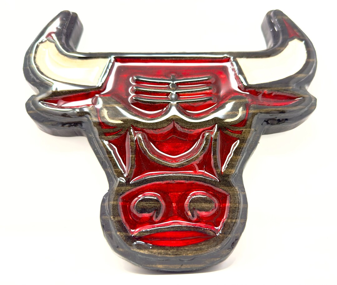 Bulls Pride Epoxy Wooden Sign: Ideal for Mancave, Home Bar, Office, or ...