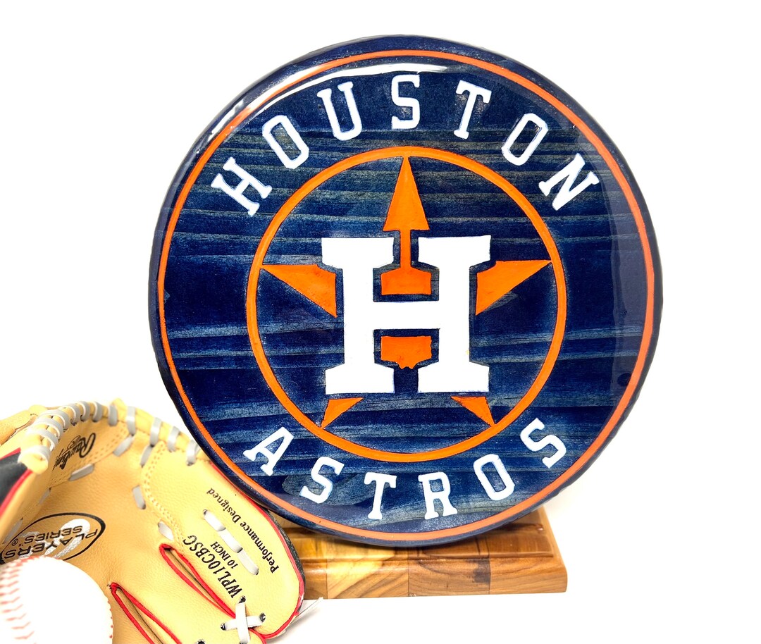 Houston Astros Wooden Sign: Baseball Sports Decor - Etsy