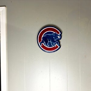Chicago Cubs Wooden Sign,cubs Baseball Wall Hanging,gift Ideas for ...
