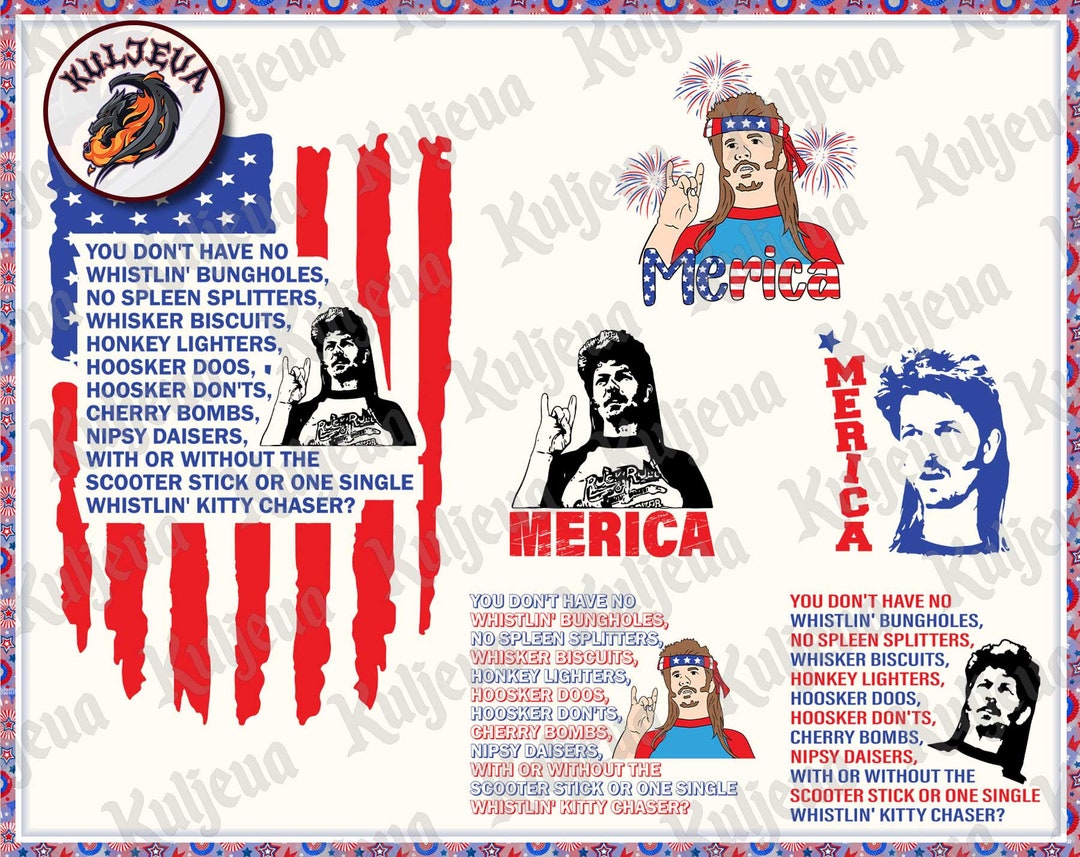 6 Funny Character America SVG Bundle Funny Independence Day - Etsy