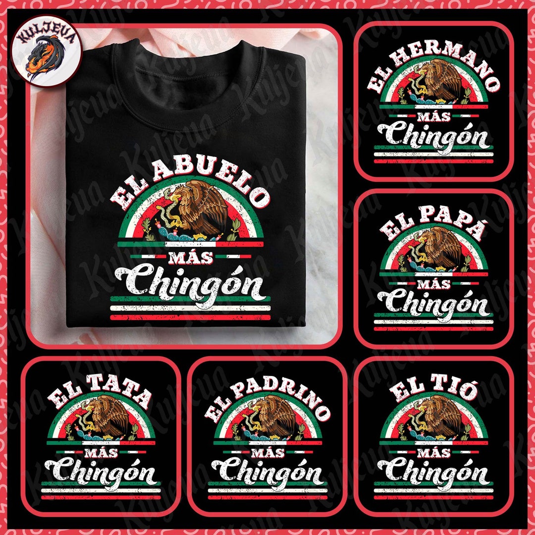 El Papa Mas Chingon Png Bundle, Dia Del Padre Png, Funny Spanish Papá ...