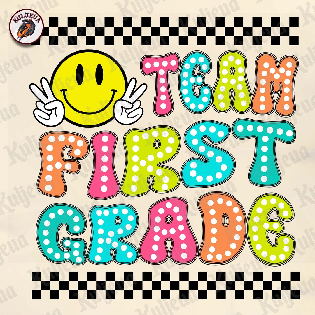 Team First Grade PNG, First Grade Dalmatian Colorful Png, Back to ...