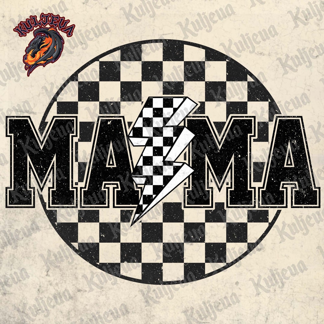 Checkered Retro Mama Svg Png, Mama Checkered Png, Momlife Png Design ...