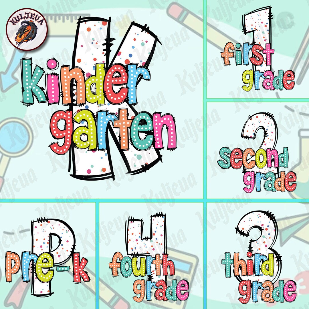 Back to School Dalmatian Bundle Png, Dalmatian Dots Png, 1st Grade ...