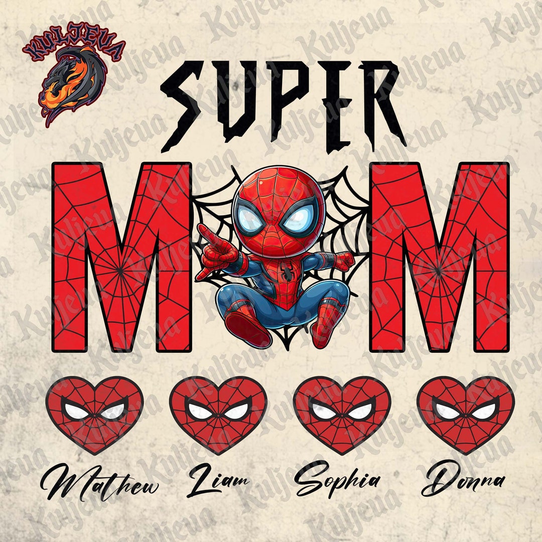 Custom Retro Superhero Mama Png, Game Day Png, Superhero Mother's Day ...