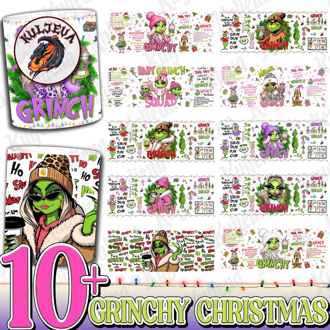 10 Leopard Boujee Christmas11oz Mug Png Caffeinated Cartoon - Etsy