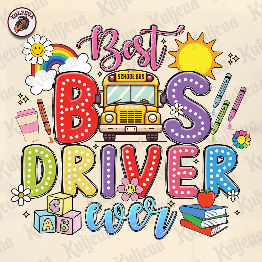 Best Bus Driver Png, Western Driver Png, School Png, Back to School Png ...