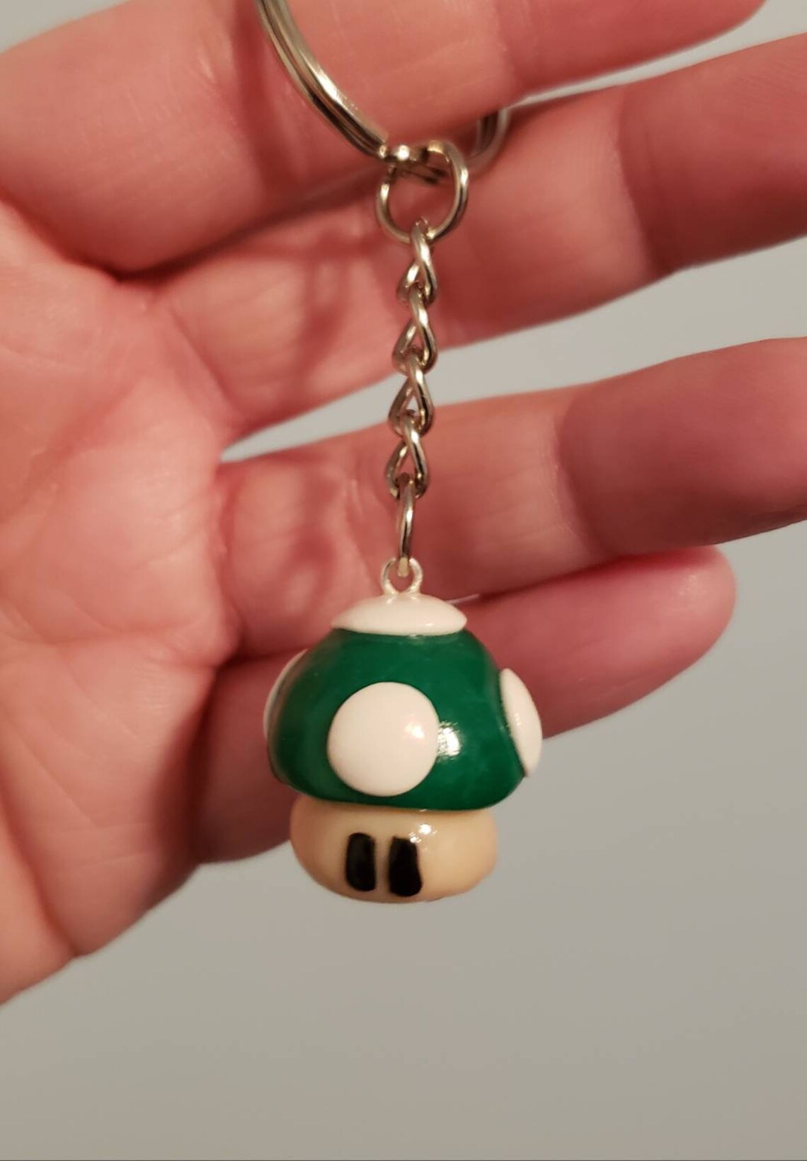 Mario Mushroom Powerup Keychain - Etsy