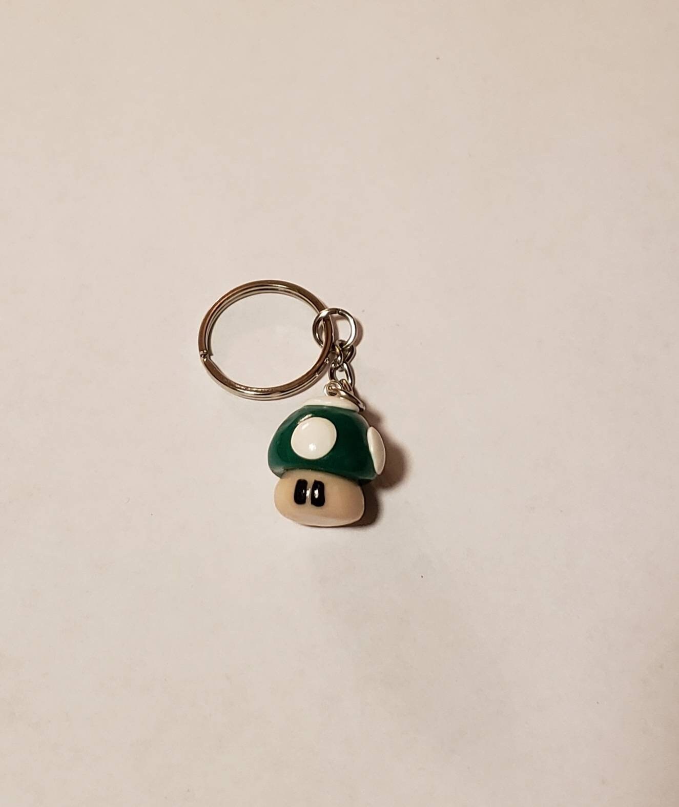 Mario Mushroom Powerup Keychain - Etsy
