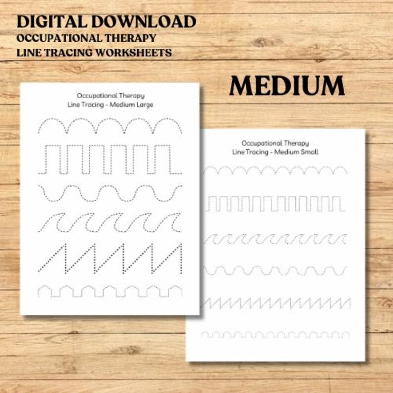 Line Tracing Worksheets | Occupational Therapy | Outpatient OT | Hand ...