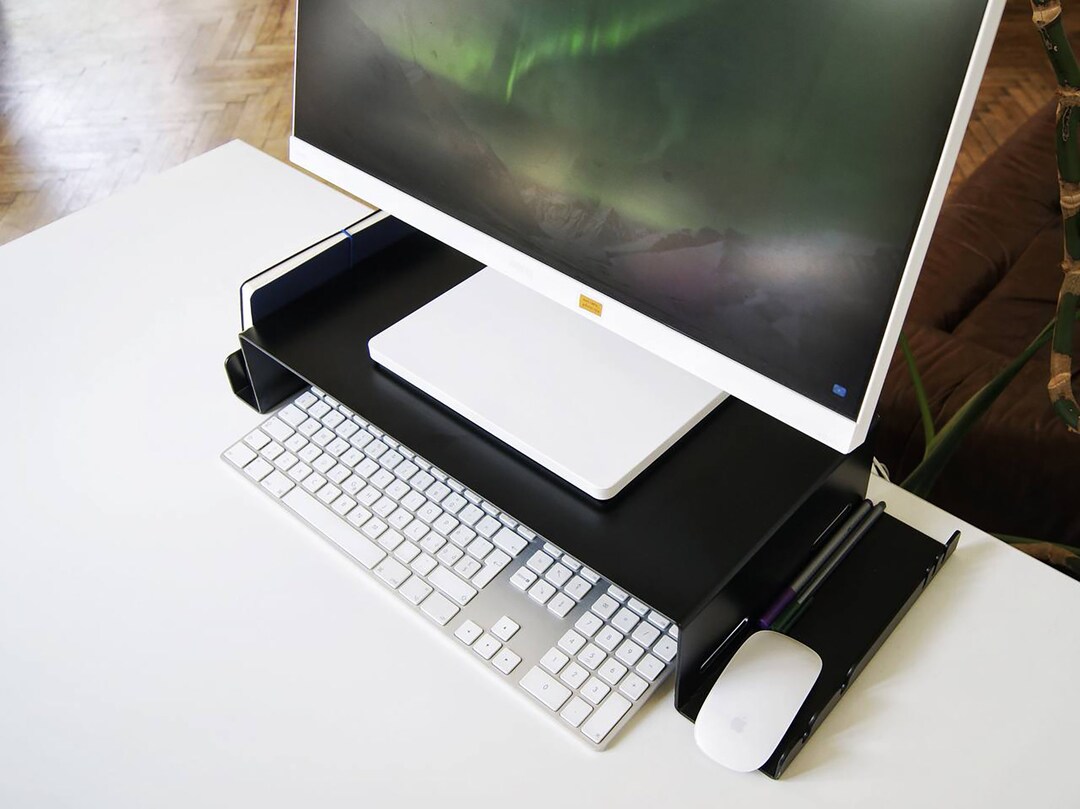 Monitor Riser Metal Stand and Desk Organizer DOLMEN - Etsy