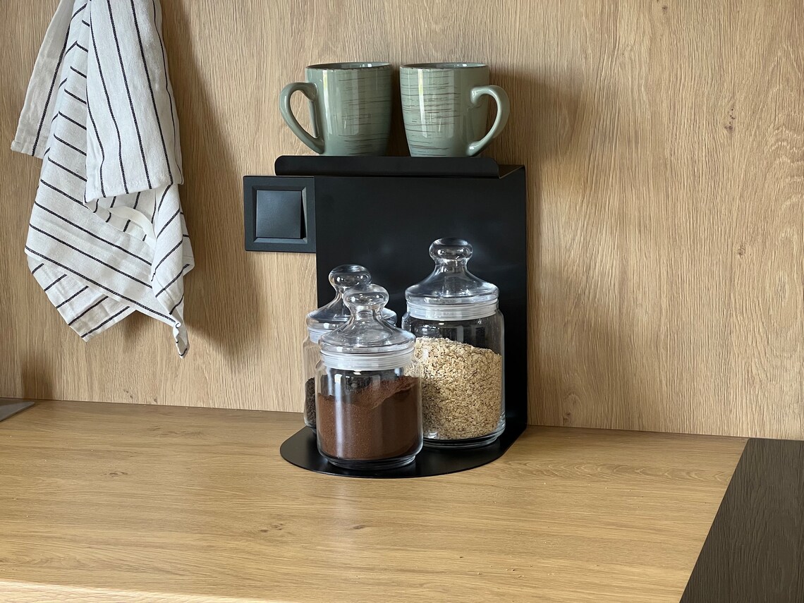 Elegant Coffee Station Organizer Space-saving Kitchen & Bar - Etsy