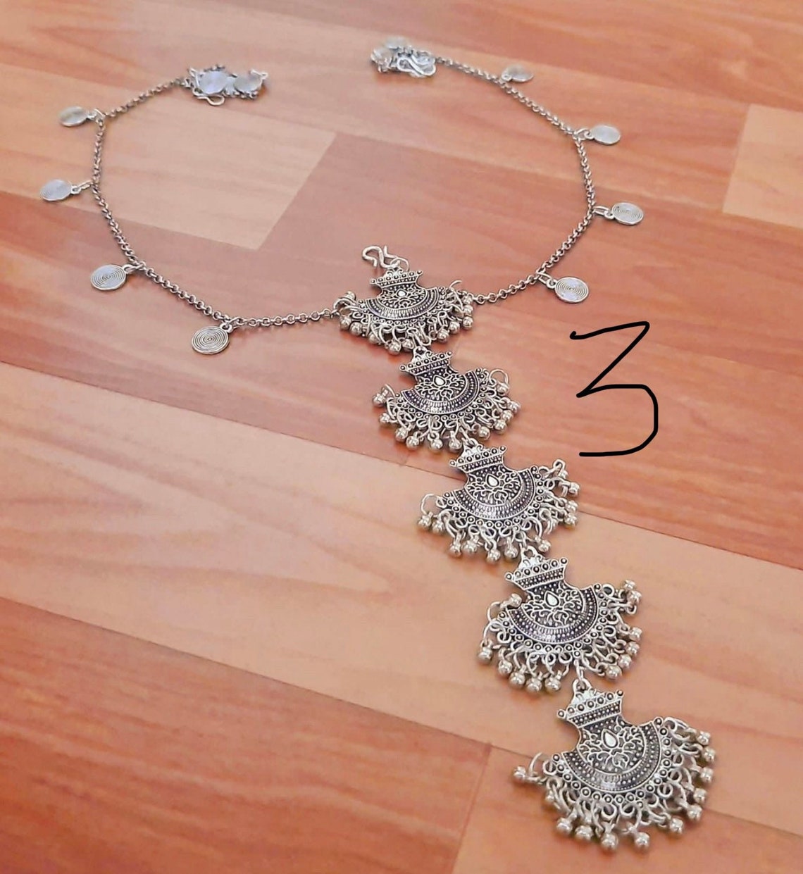 Oxidized Choti/hair Accessories/indian Bridal Jewelry/indian Jewelry ...